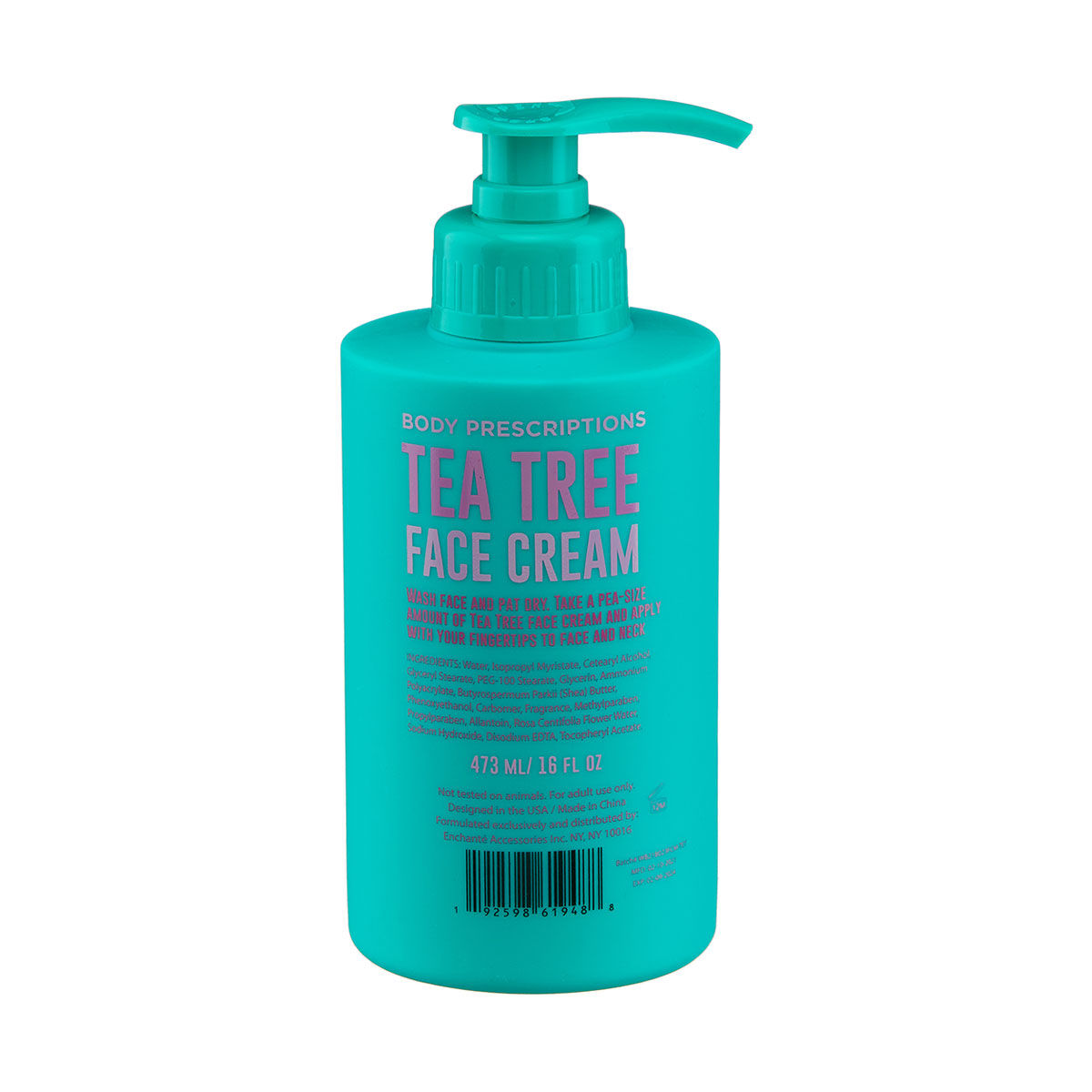 Body Prescriptions Moisturizing Tea Tree Face Cream, 16 fl. oz.