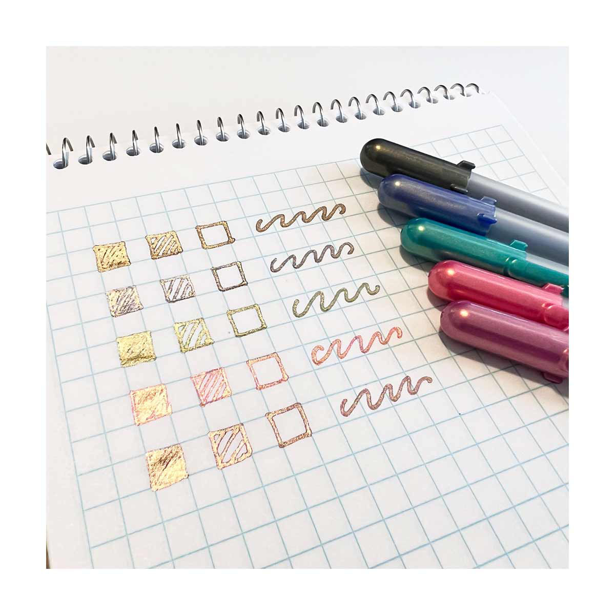 Gelly Roll Pen, Gold Shadow, Green
