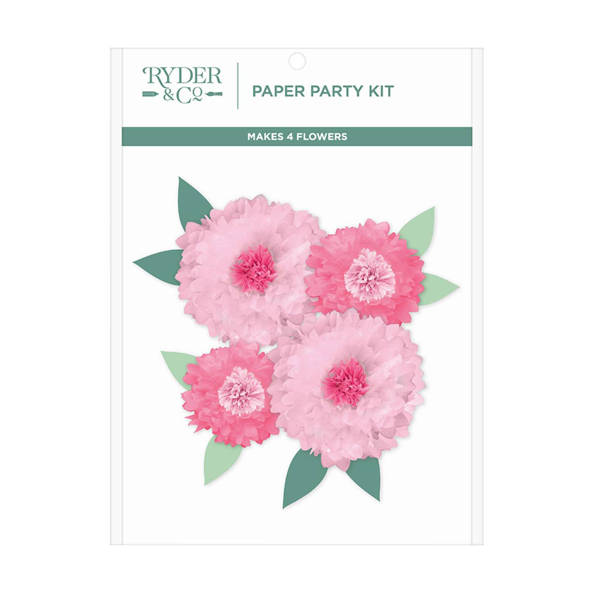 Ryder & Co. Paper Flower Party Decor Kit