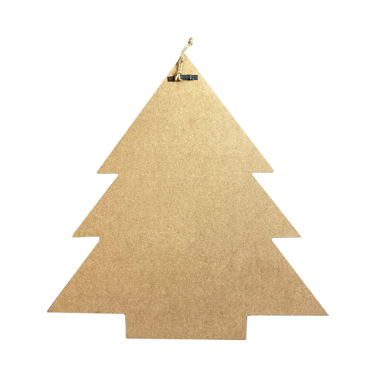Wooden Christmas Tree Shape Wall Sign Décor
