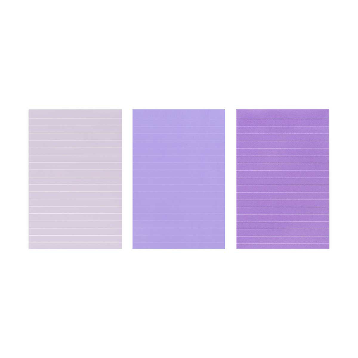 Ryder & Co. Purple Sticky Notes, Pack of 3