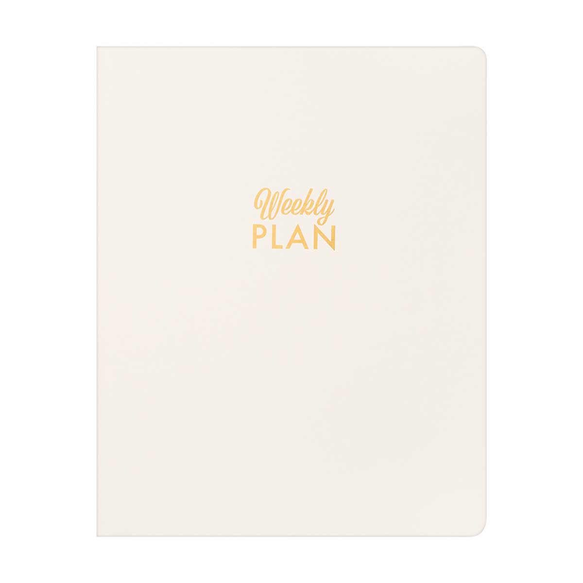 Ryder & Co. Ivory Undated Weekly Planner, 96 Pages