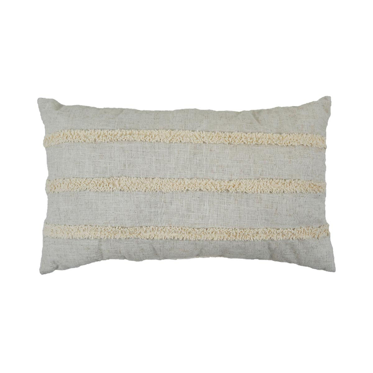 Decorative Rectangular Lumbar Pillow, 12 in x 20 in
