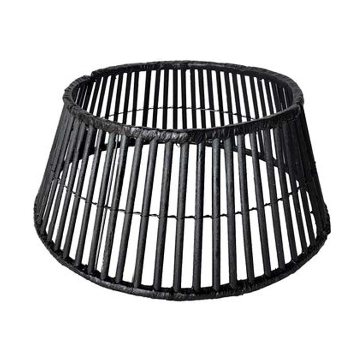 Decorative Round Collapsible Willow Tree Collar, Black