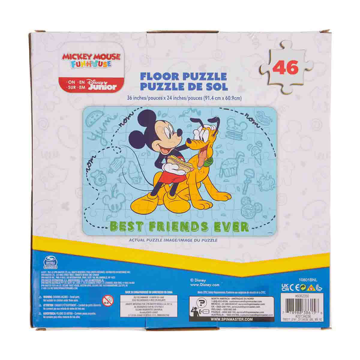Disney Junior Mickey Mouse Floor Puzzle, 46 Pieces