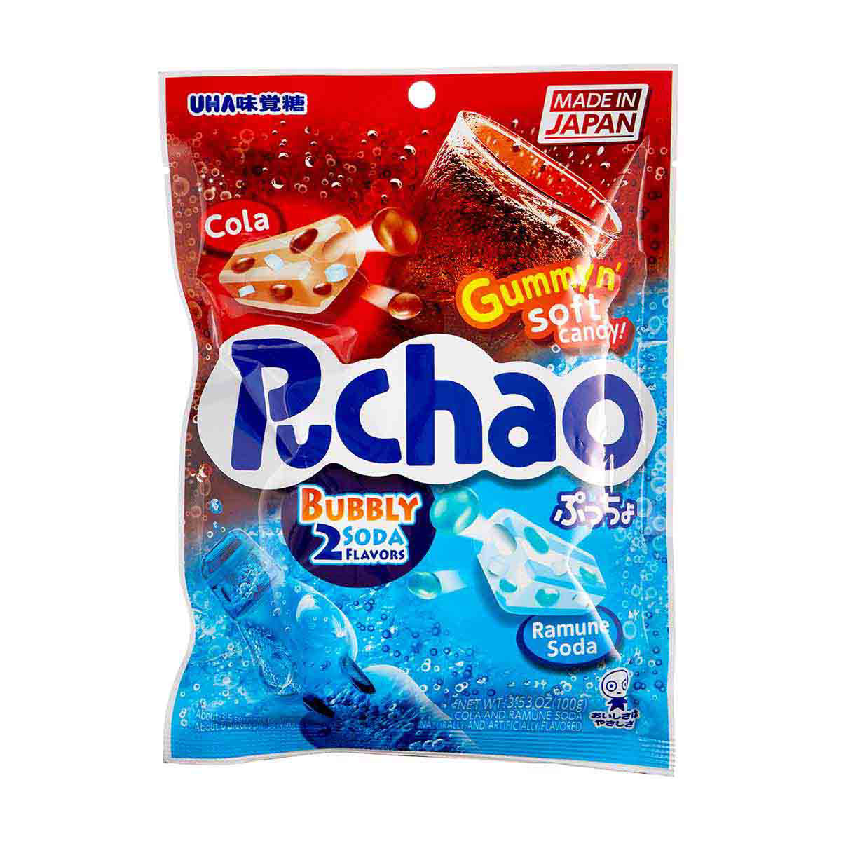 Uha Mikakuto Gummy Candy, Bubbly Soda