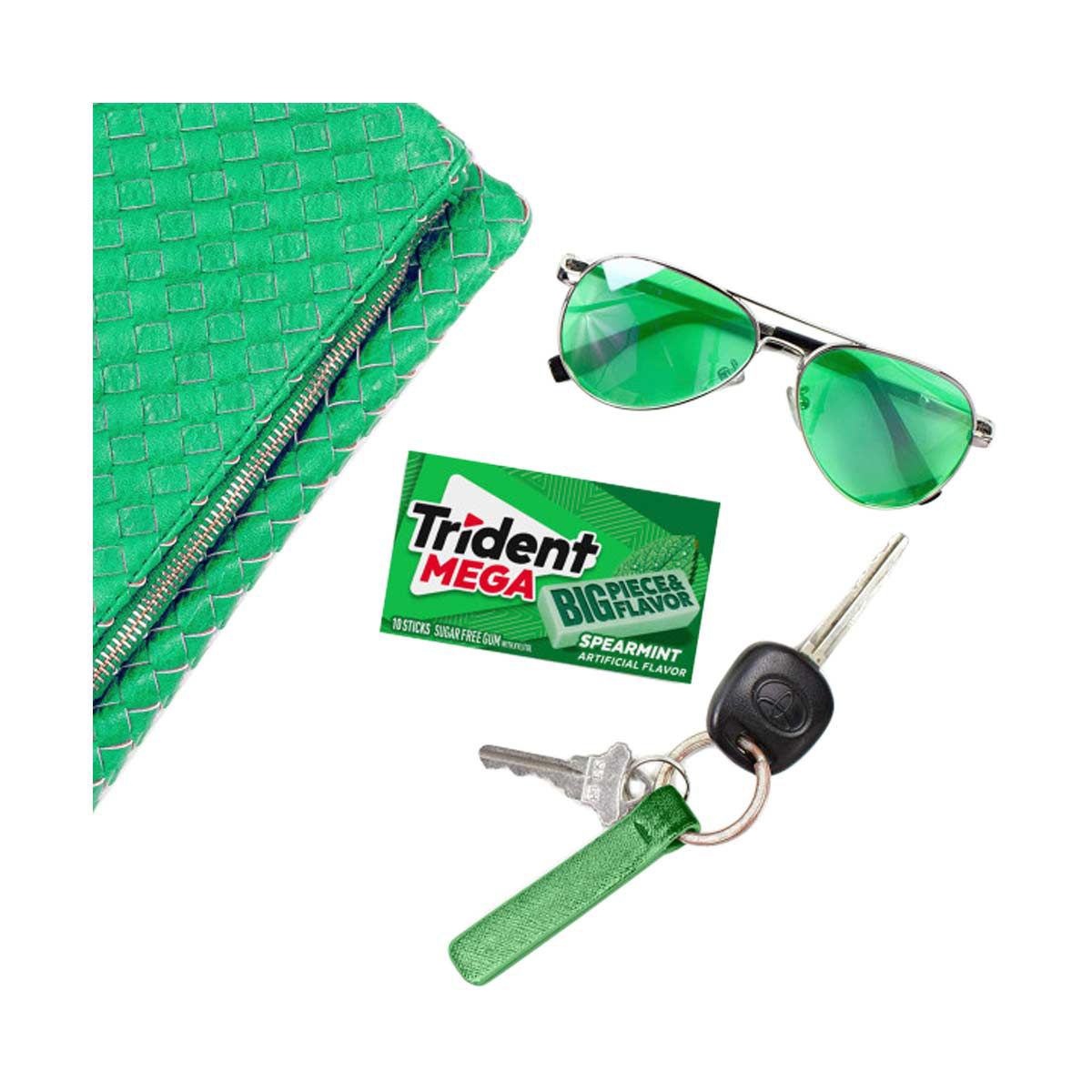 Trident Mega Spearmint Sugar Free Gum