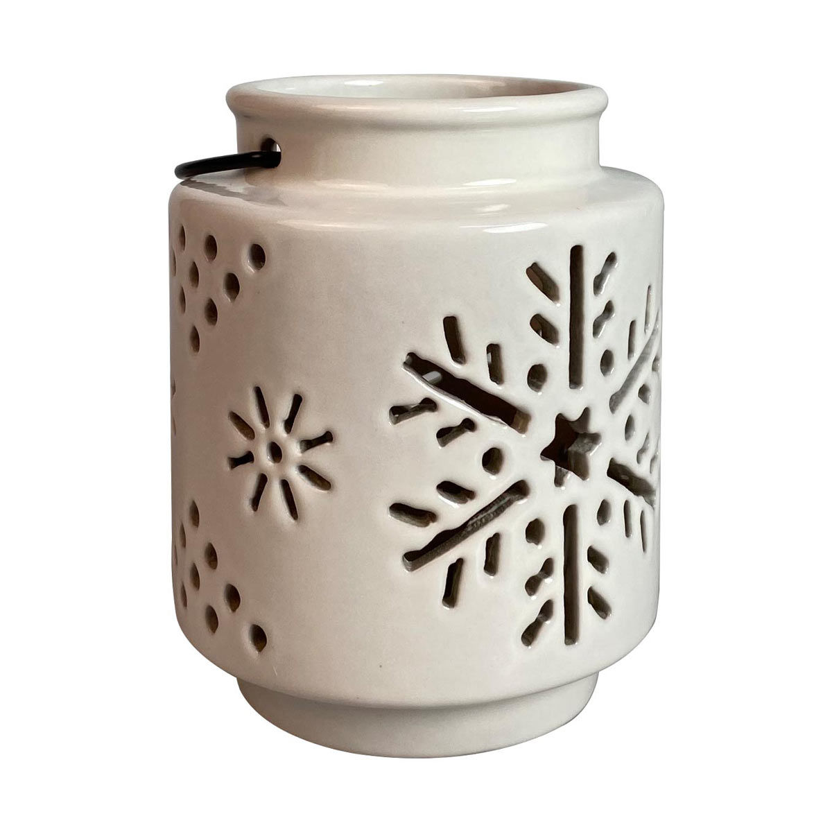 Ceramic Lantern, White