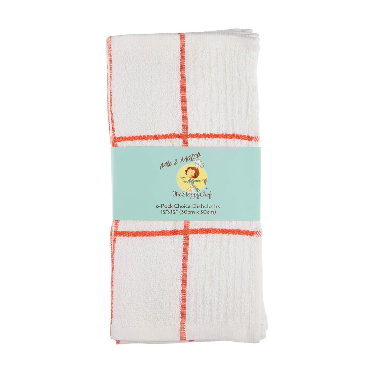 The Sloppy Chef Dish Towels, 6 pack