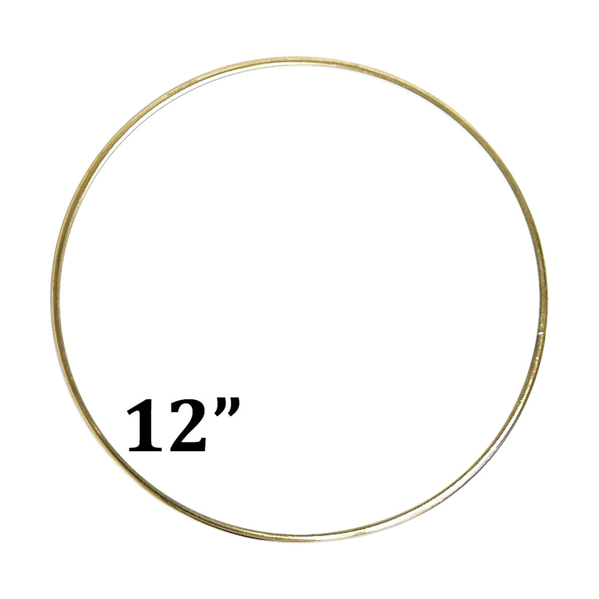 Round Brass Ring 12 In