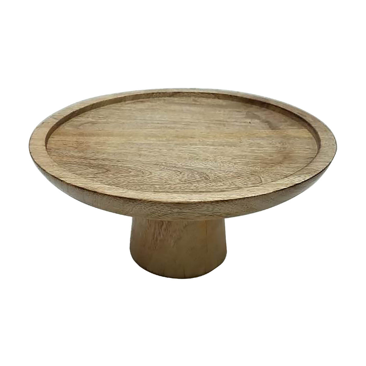 Mango Wood Round Cake Stand