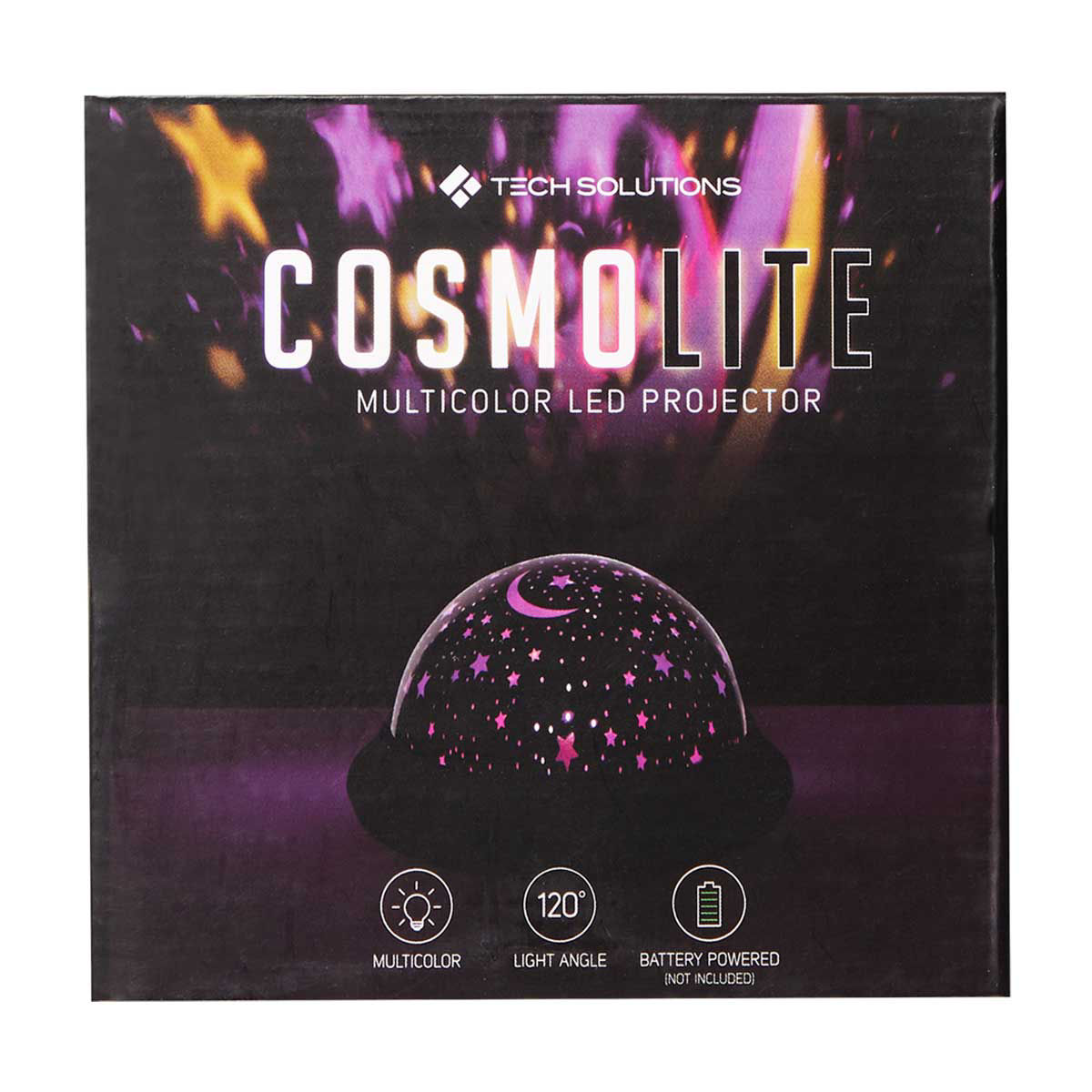 Tech Solutions Cosmo Lite Multicolor LED Projector