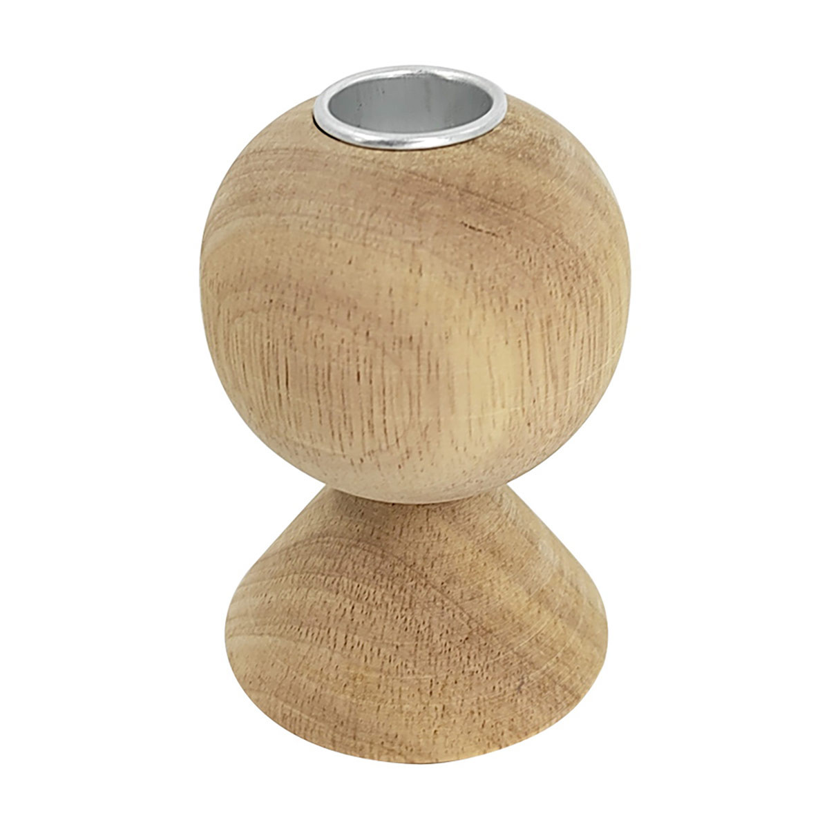 Wooden Beaded Taper Holder