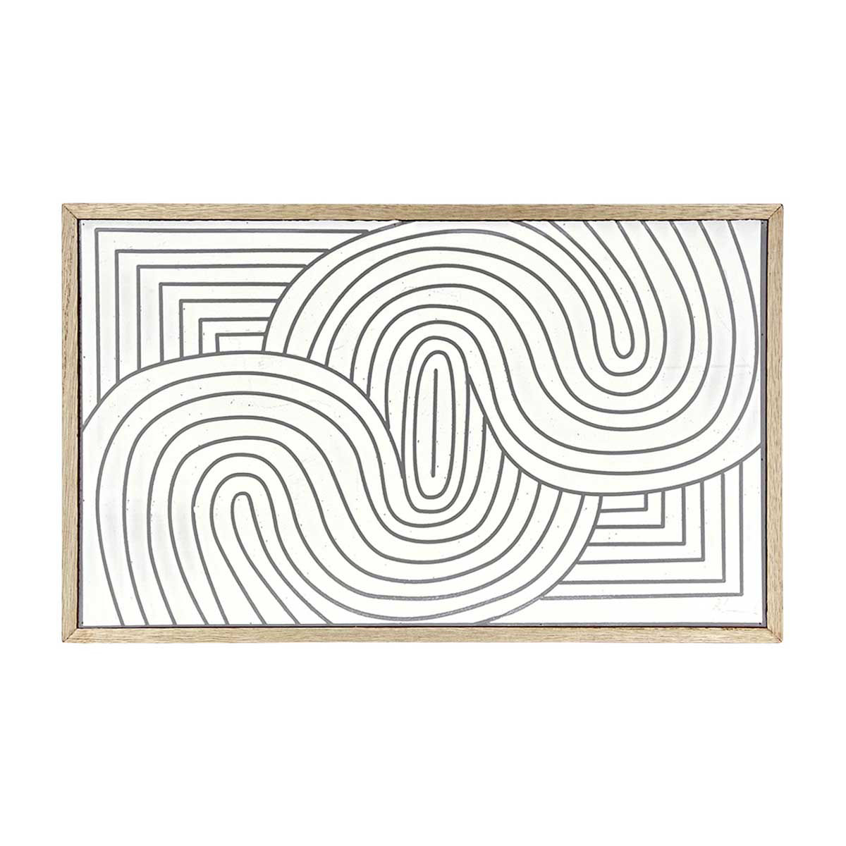 Wooden Framed Abstract Art