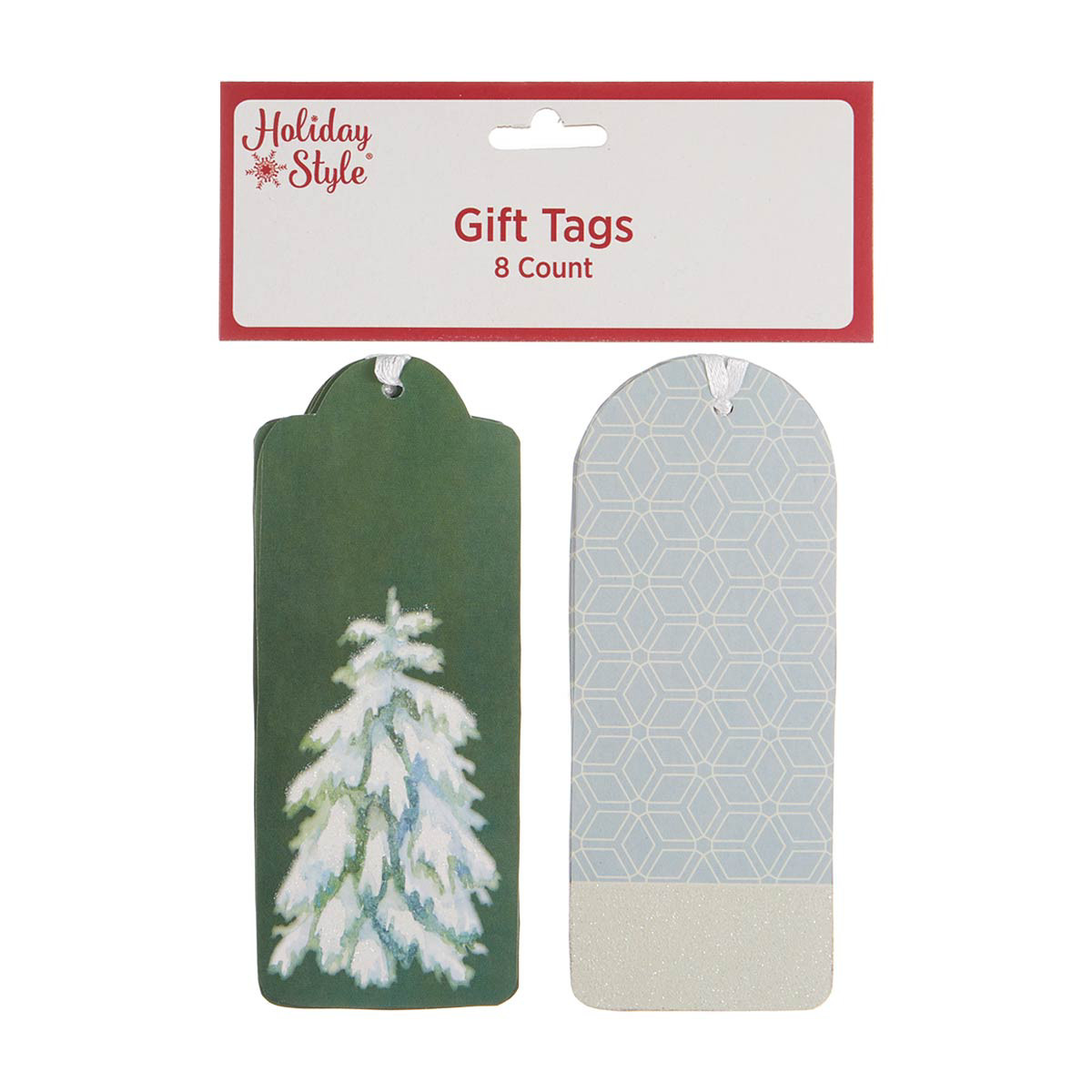 Holiday Style Gift Tags, 8 Count