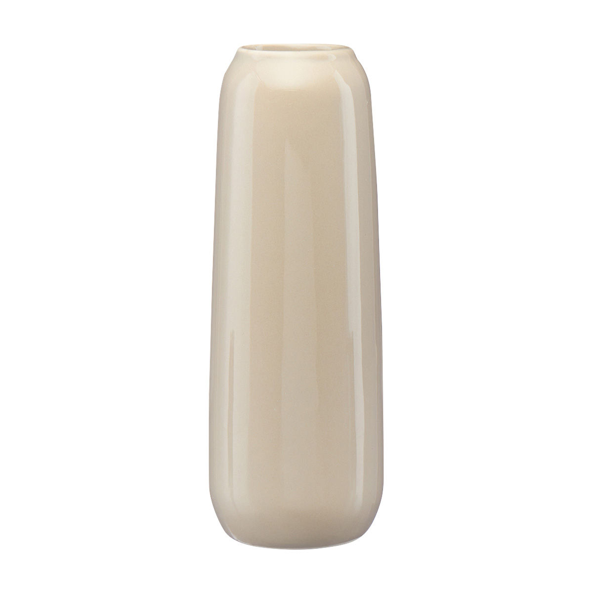 Tall Ceramic Vase, Cream