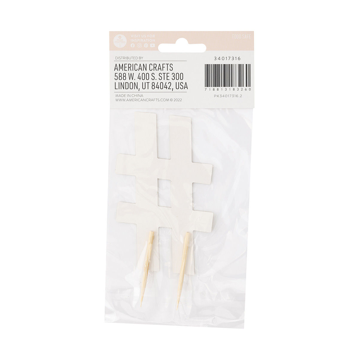 Sweetshop Treat Topper, Hashtag