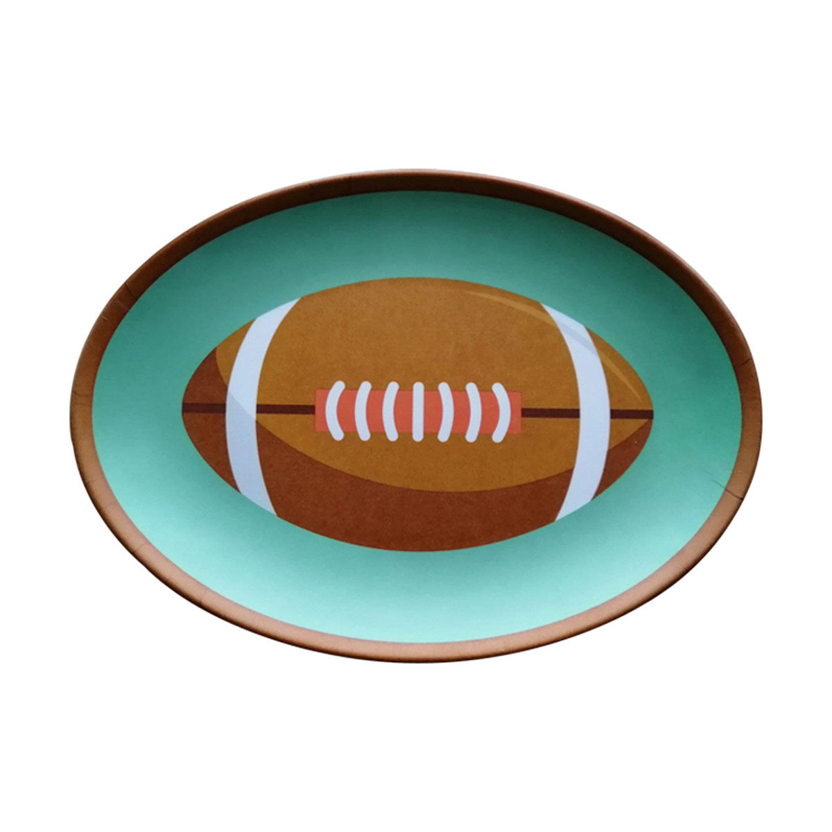 Melamine Football Serving Platter, 13.7 in