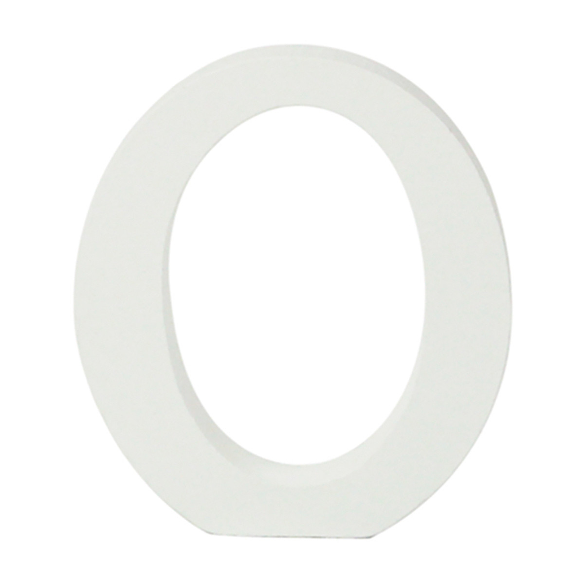 Make Shoppe Wooden Number 0, White