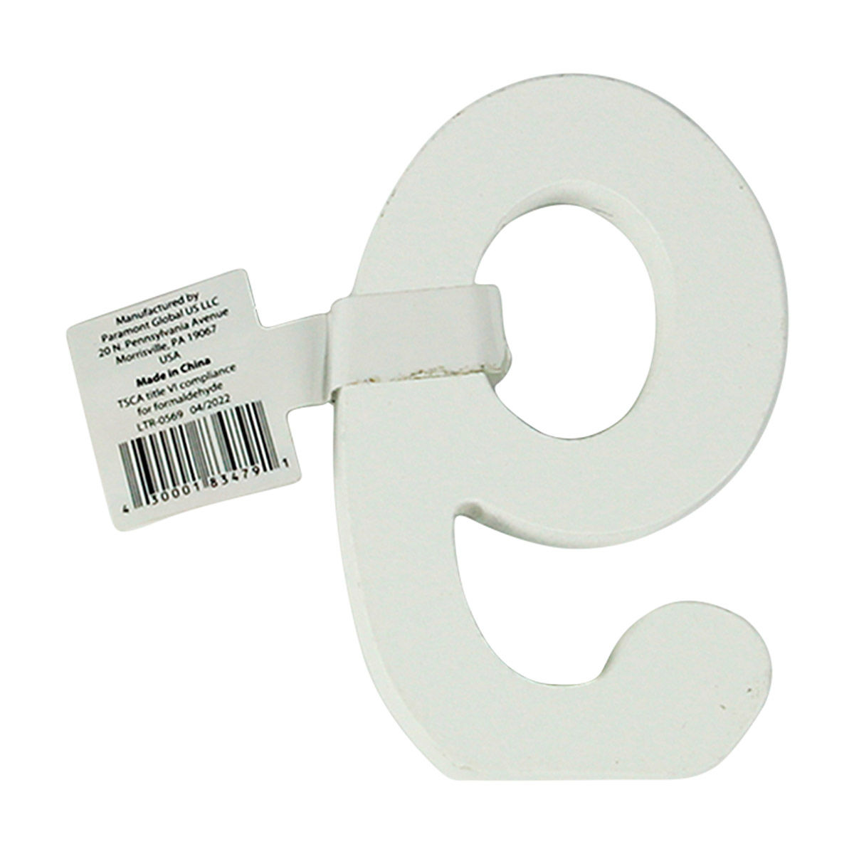 Make Shoppe Wooden Number 9, White