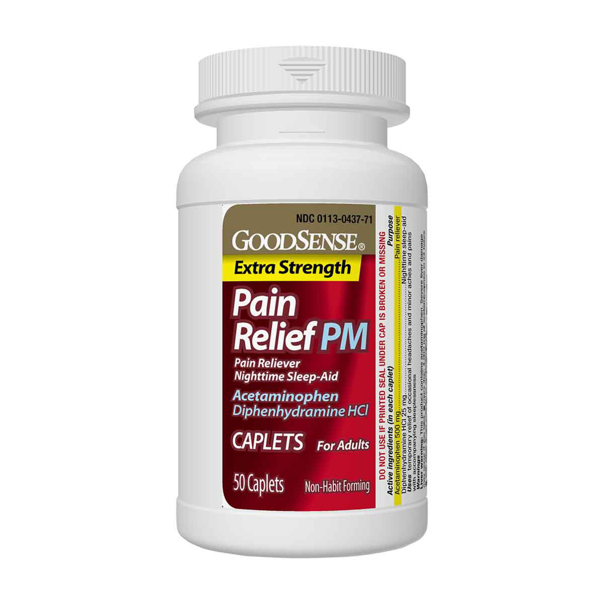 GoodSense Rapid Release Pain Relief, Acetaminophen Caplets 500 mg