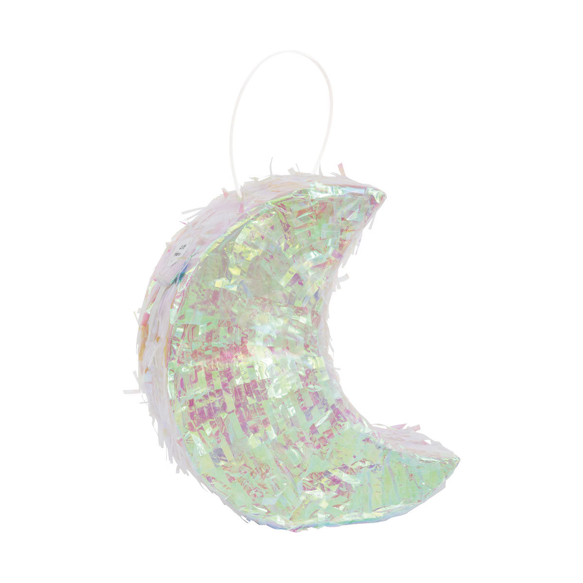 Mini Iridescent Moon Pinata Favor Decoration, 7.5 in