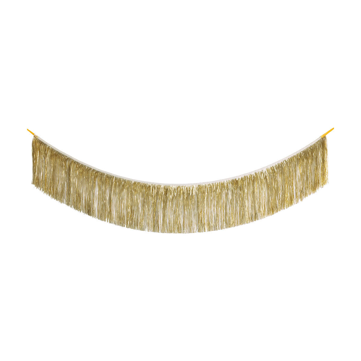 Foil Gold Fringe Garland 6 Ft