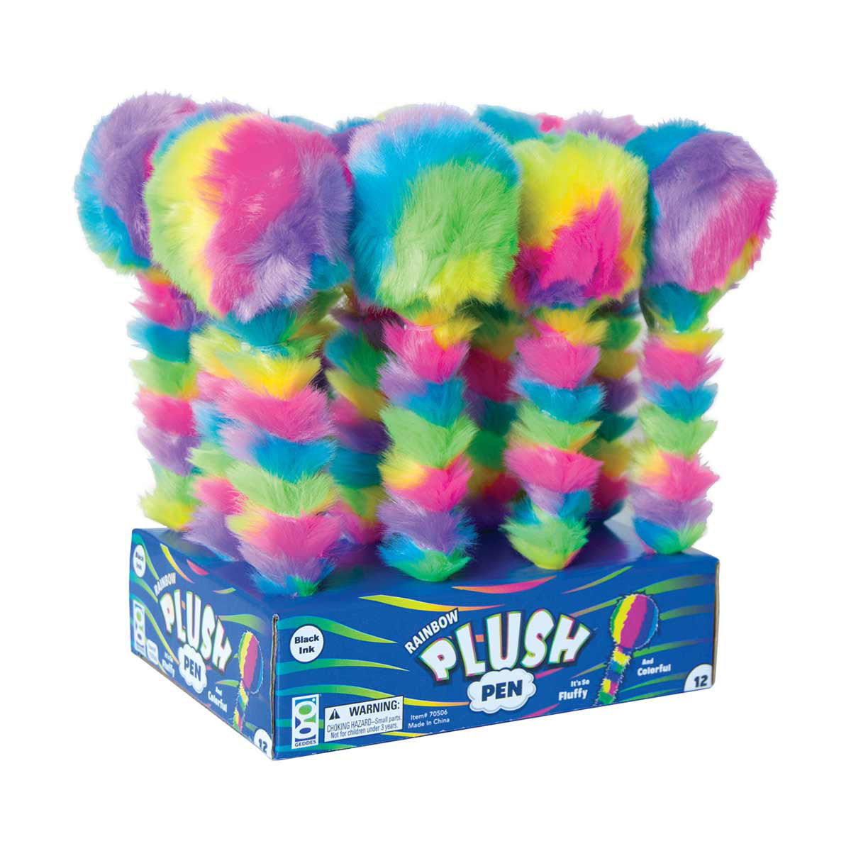 Raymond Geddes Rainbow Plush Pens