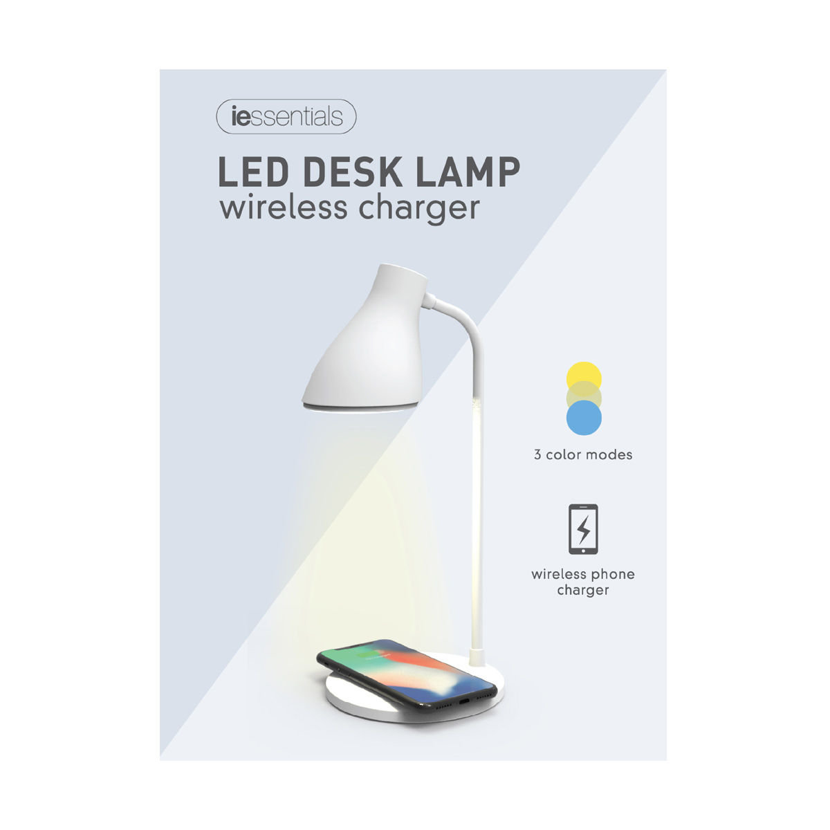 iessentials LED Wireless Charging Desktop Lamp