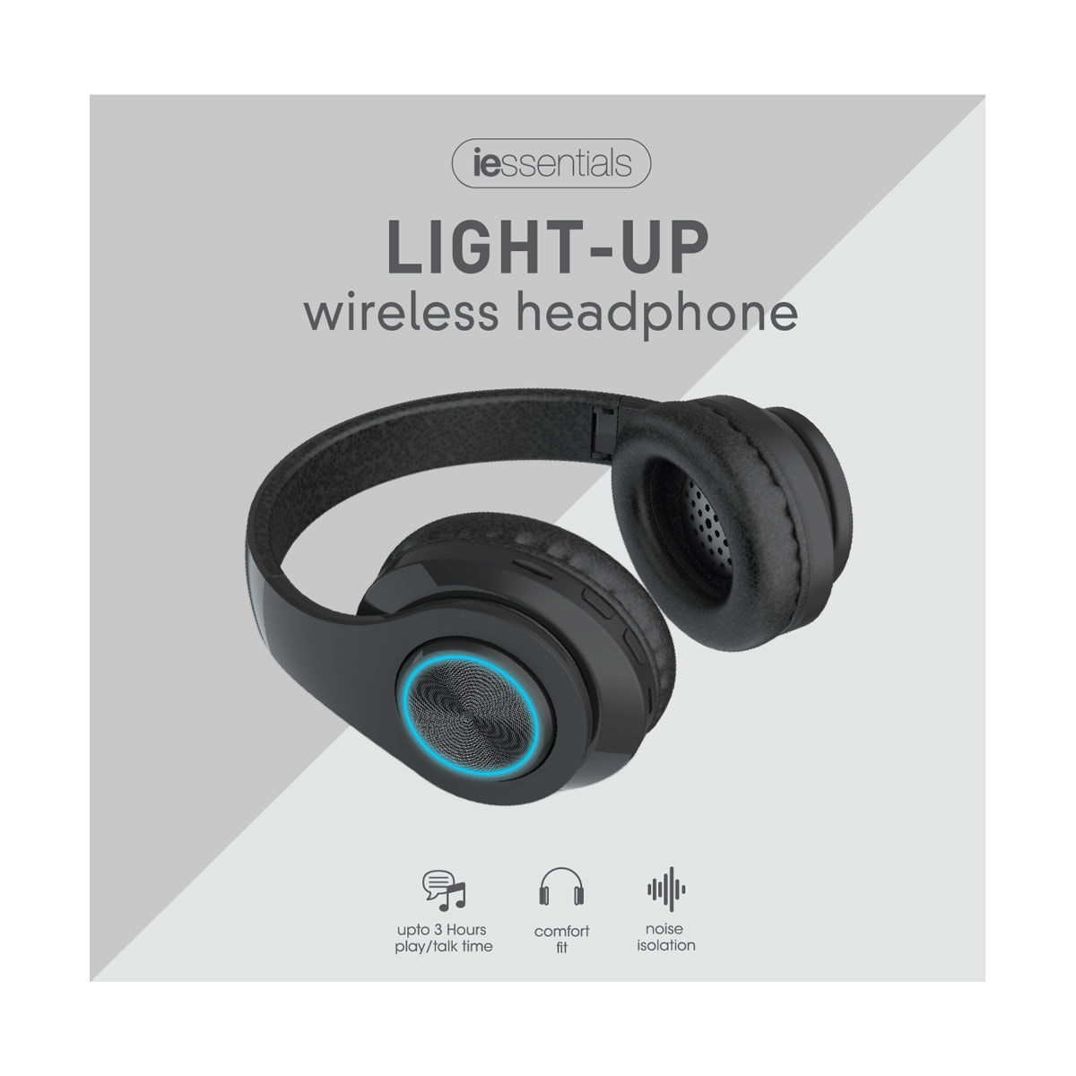 iessentials Wireless Light-Up Headphones