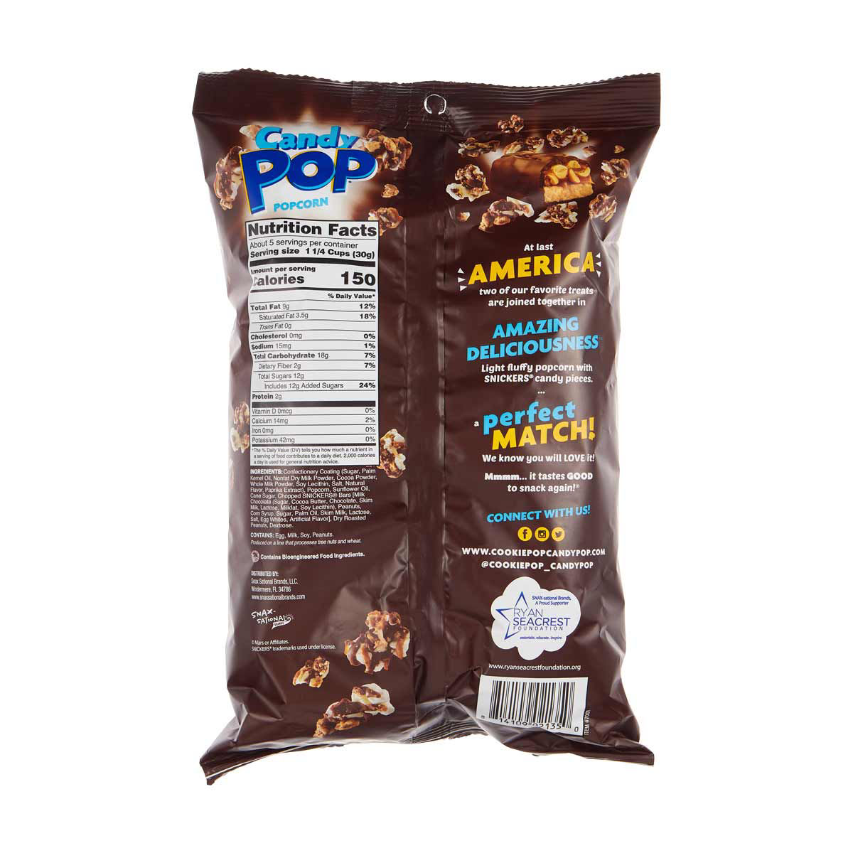 Live Love Pop! Gourmet Popcorn, Snickers