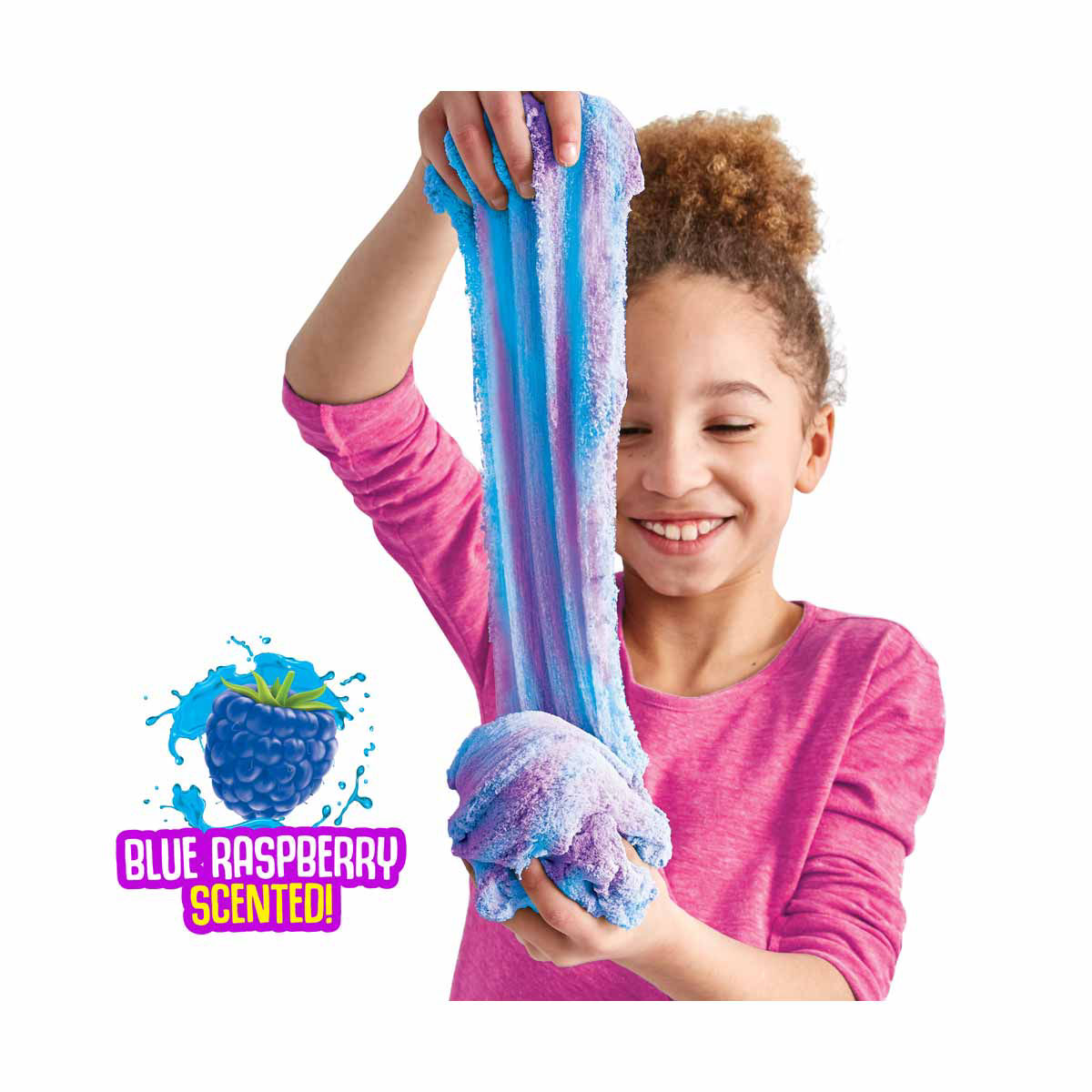 SlimySand 1.5lb Bucket – Blue Raspberry Scented Marbled