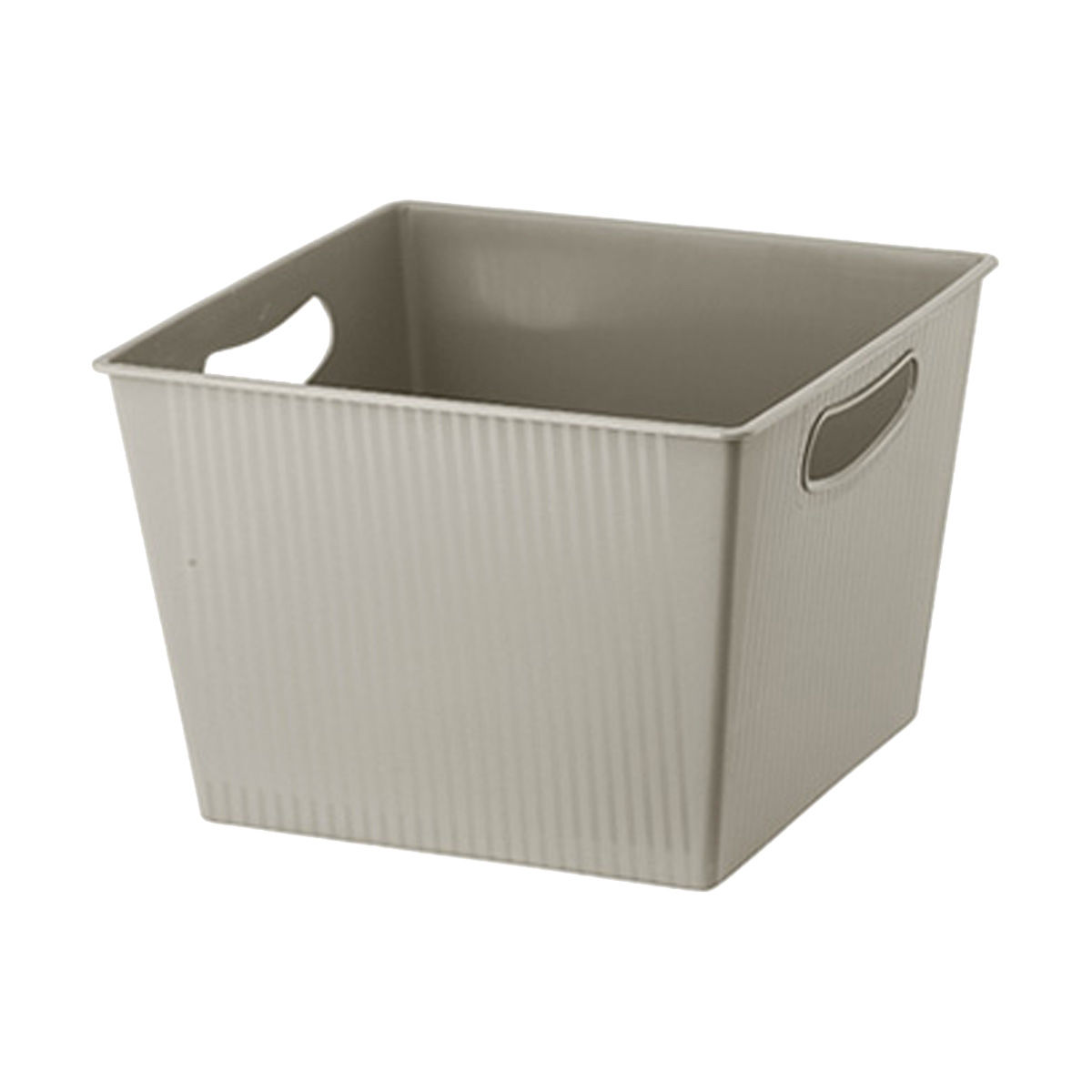Paragon Square Plastic Storage Bin, 10 in x 10 in