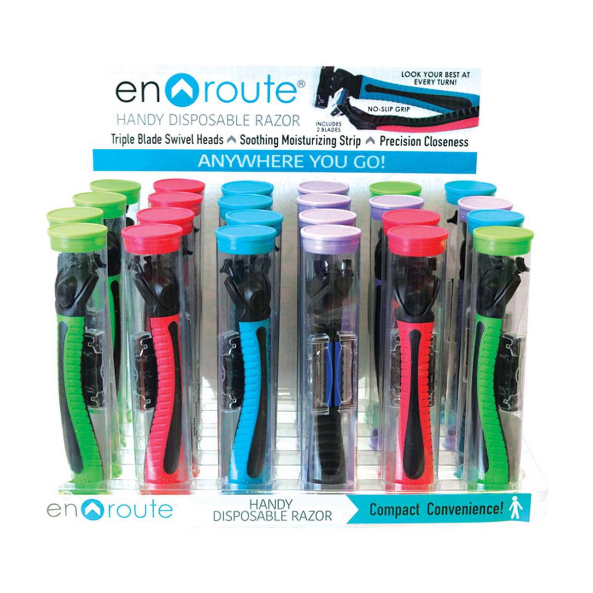 Enroute Handy Triple Blade Swivel Disposable Razor