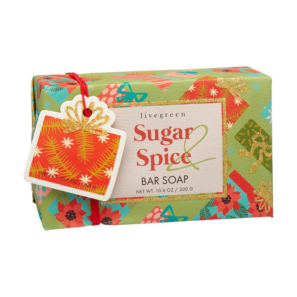 Livegreen Bar Soap, Sugar and Spice