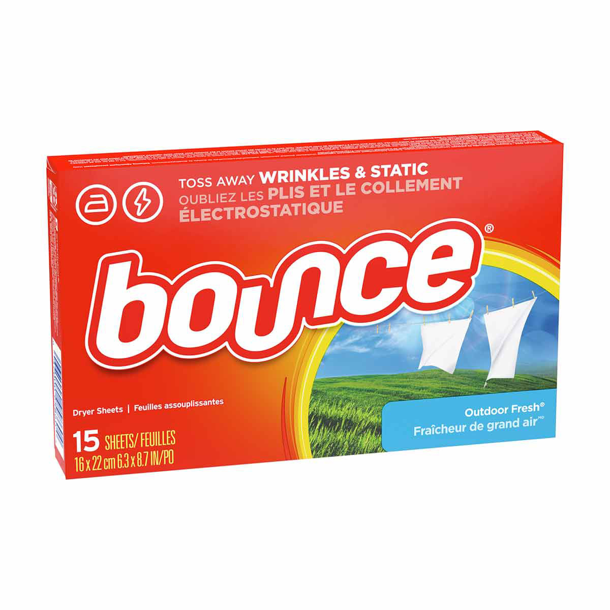 Bounce Dryer Sheets - Fresh Water Sparkle, 10 ct