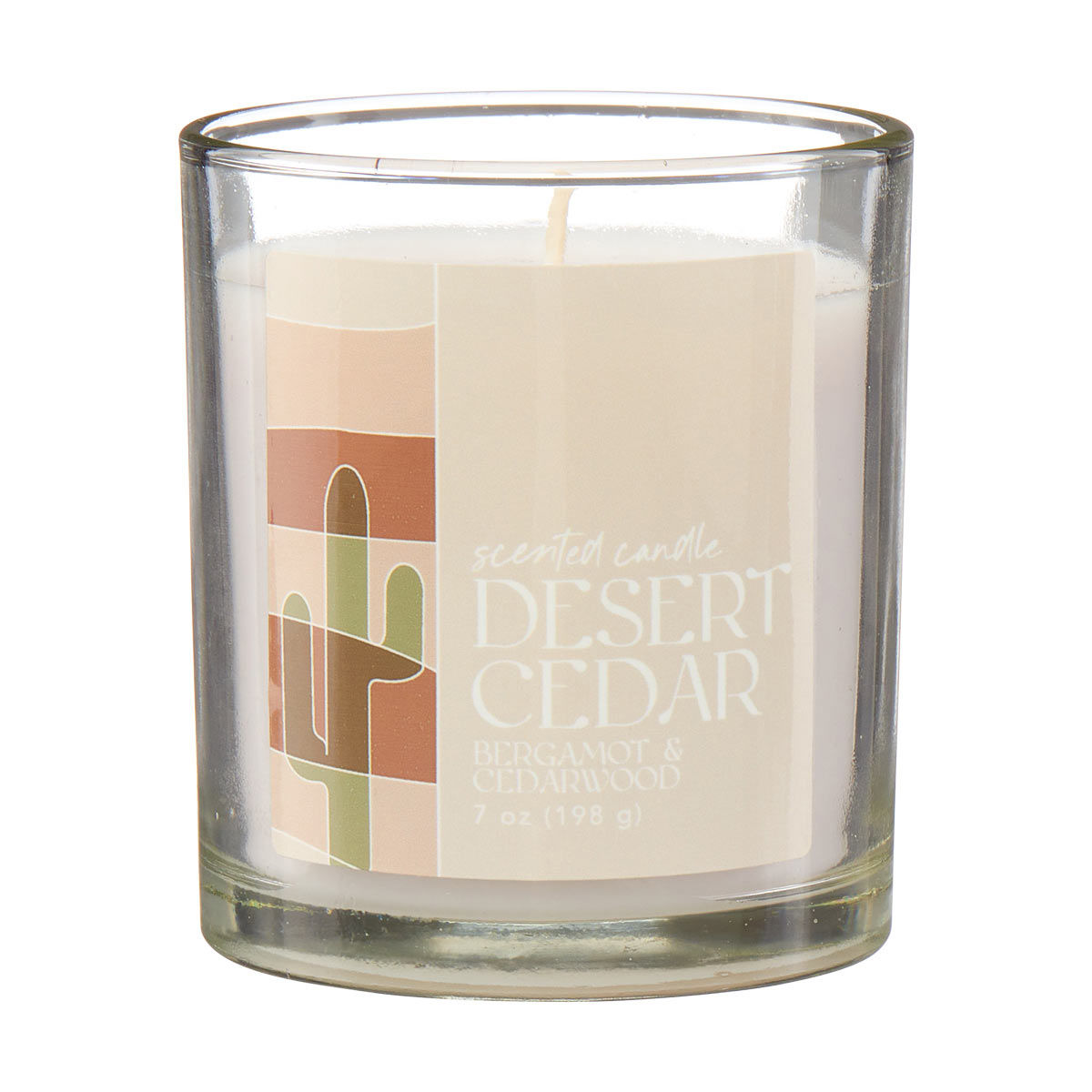 Desert Cedar Bergamot & Cedarwood Scented Candle, 7 oz