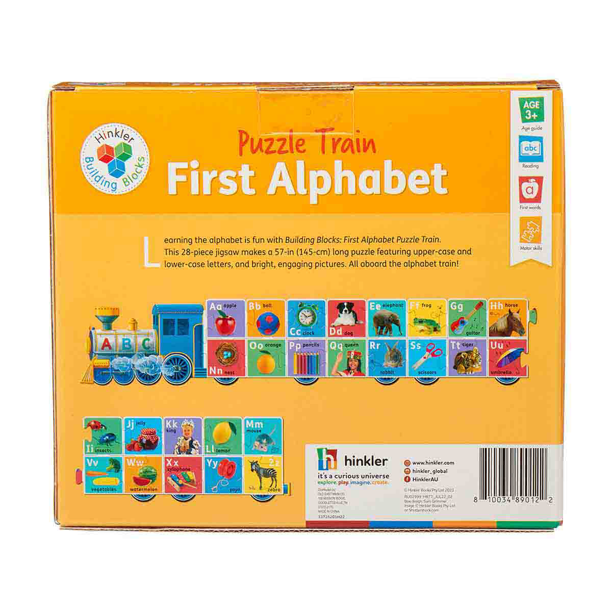 Building Blocks Puzzle Train: First Alphabet