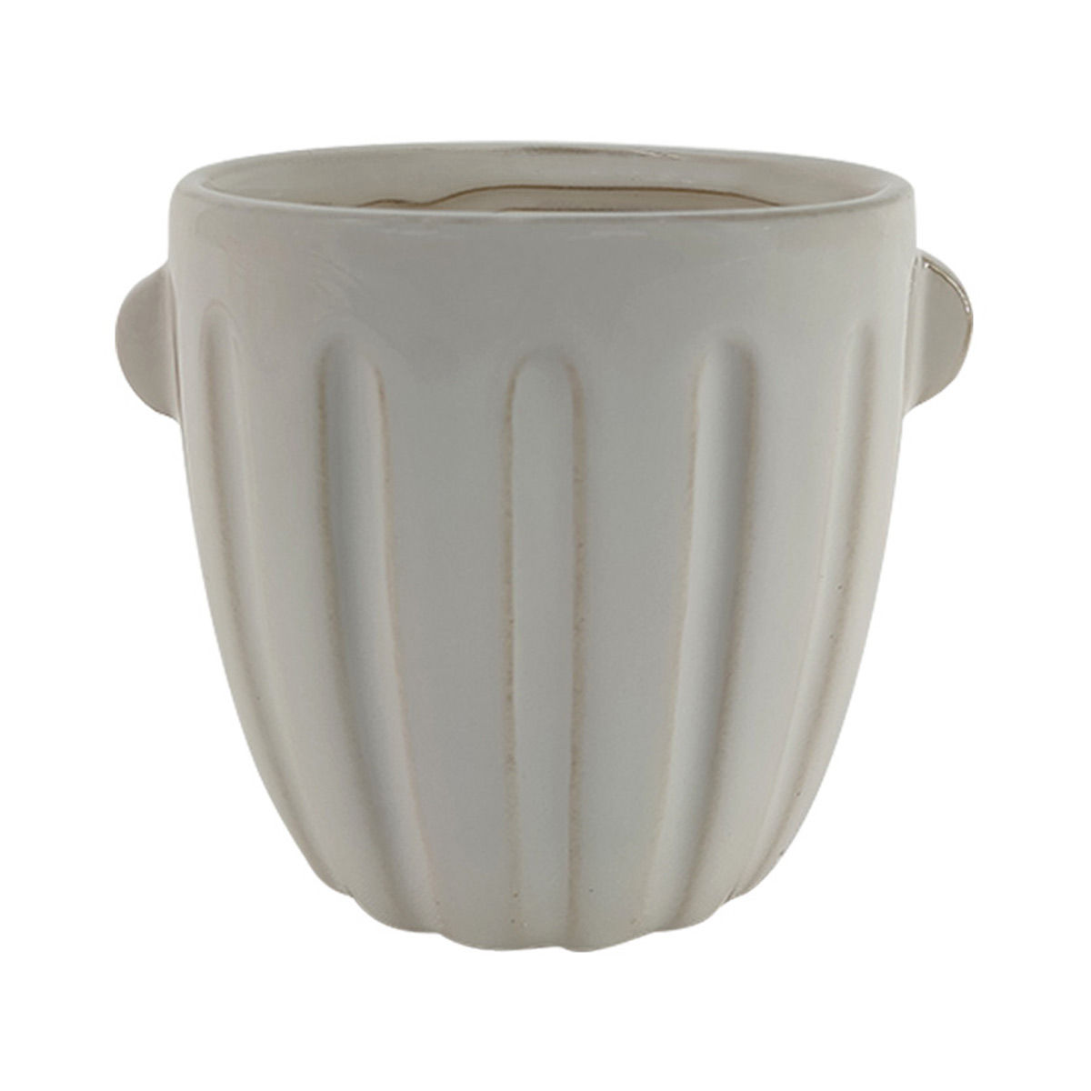 Ceramic Planter, Cream
