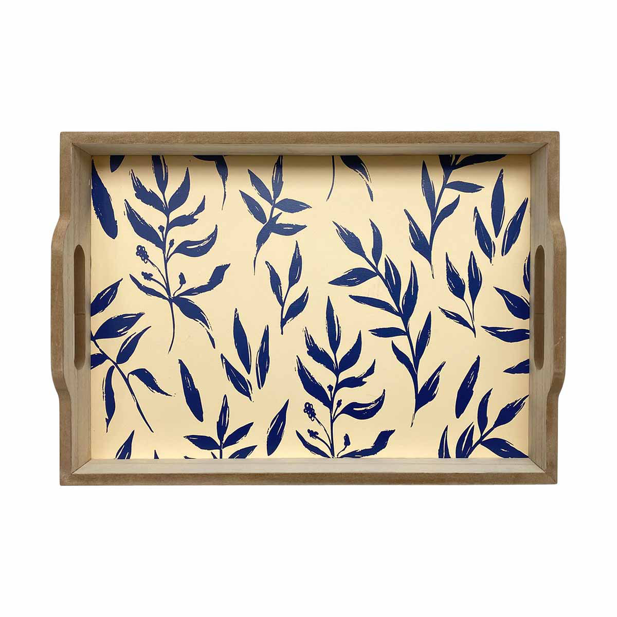 Wooden Leaf Decorative Tray, Large