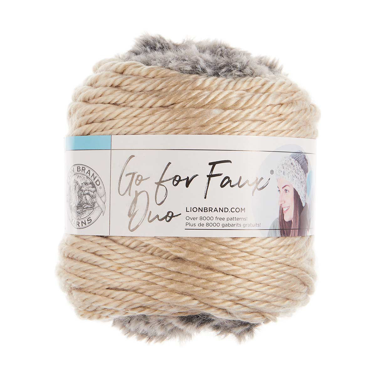 Lion Brand Yarn 'Go For Faux' Tan