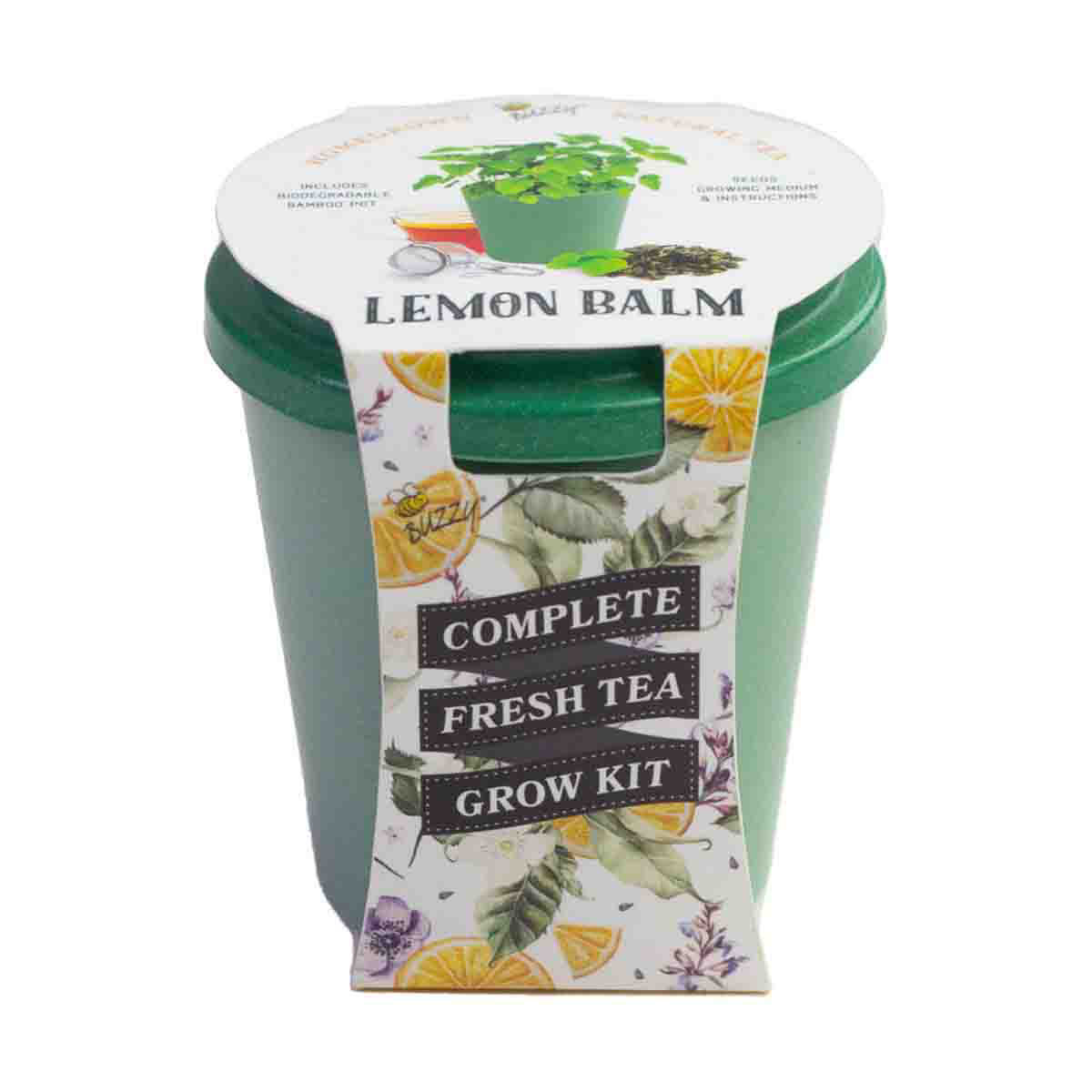 Buzzy Lemon Balm Complete Fresh Tea Grow Kit