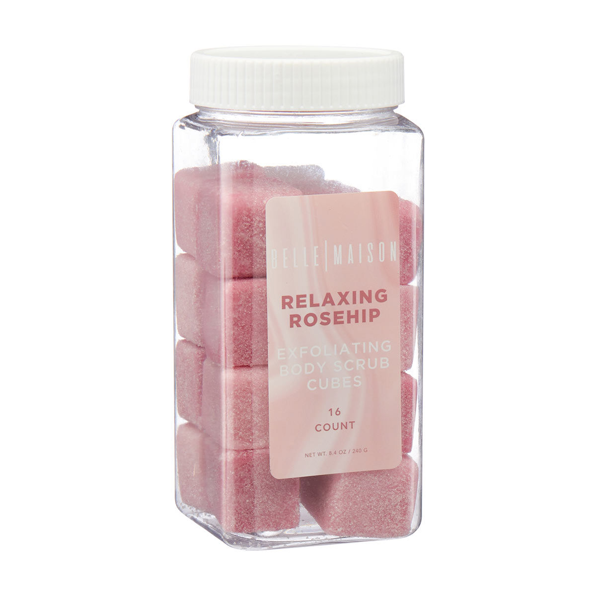 Belle Maison Exfoliating Body Scrubs Cubes, Rosehip