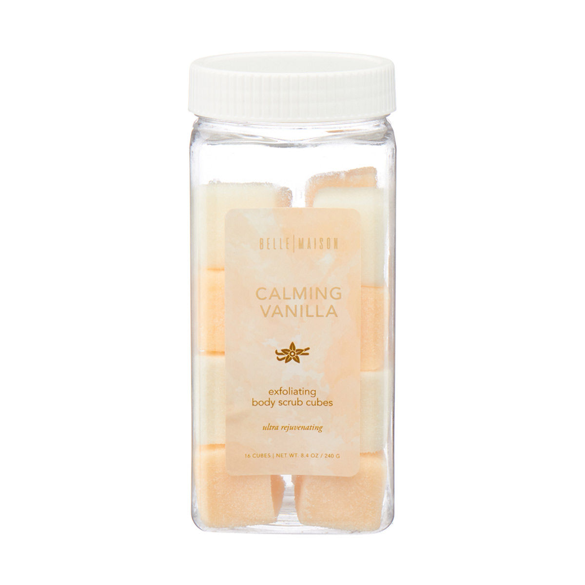 Belle Maison Exfoliating Body Scrubs Cubes, Vanilla