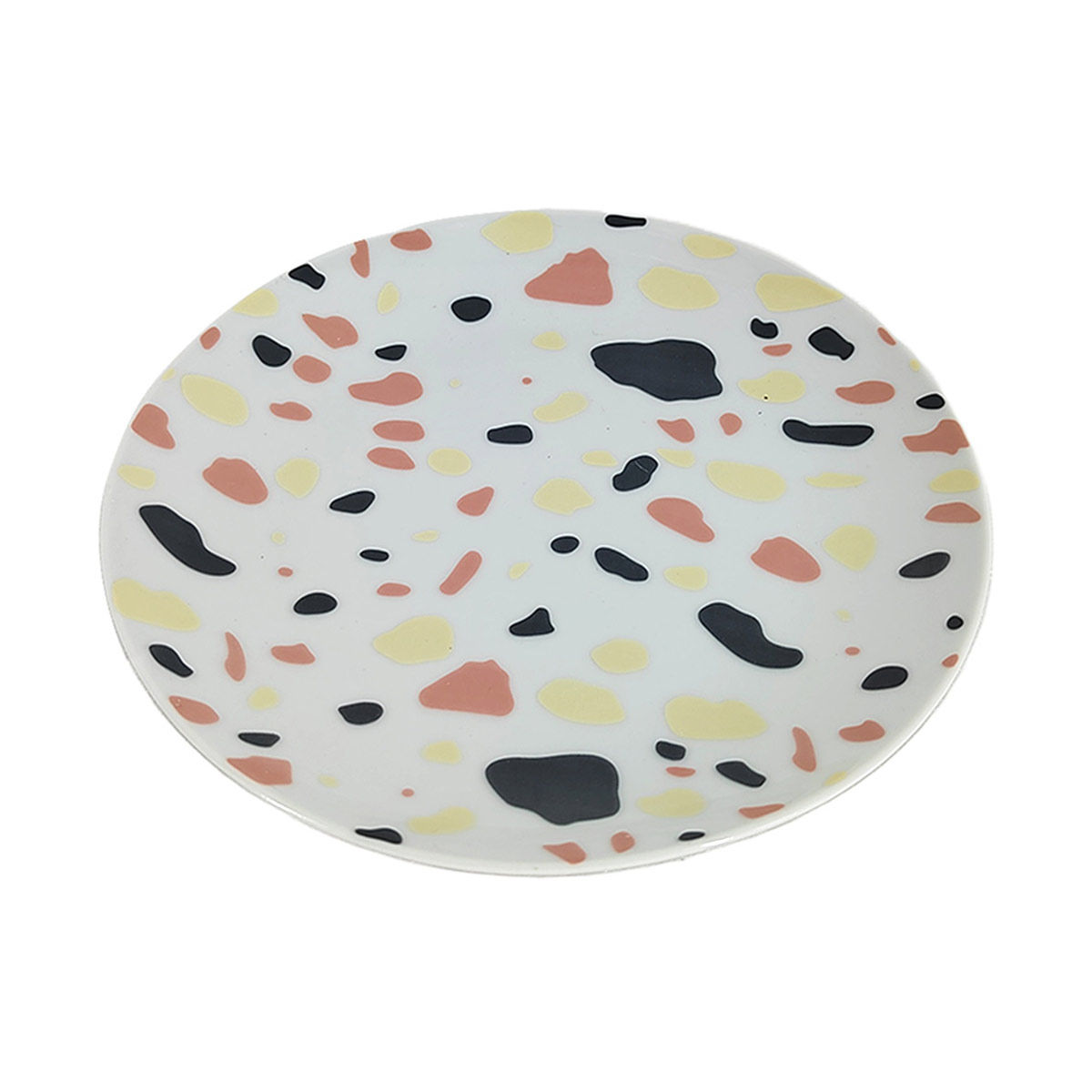Patchy Pattern Ceramic Plate