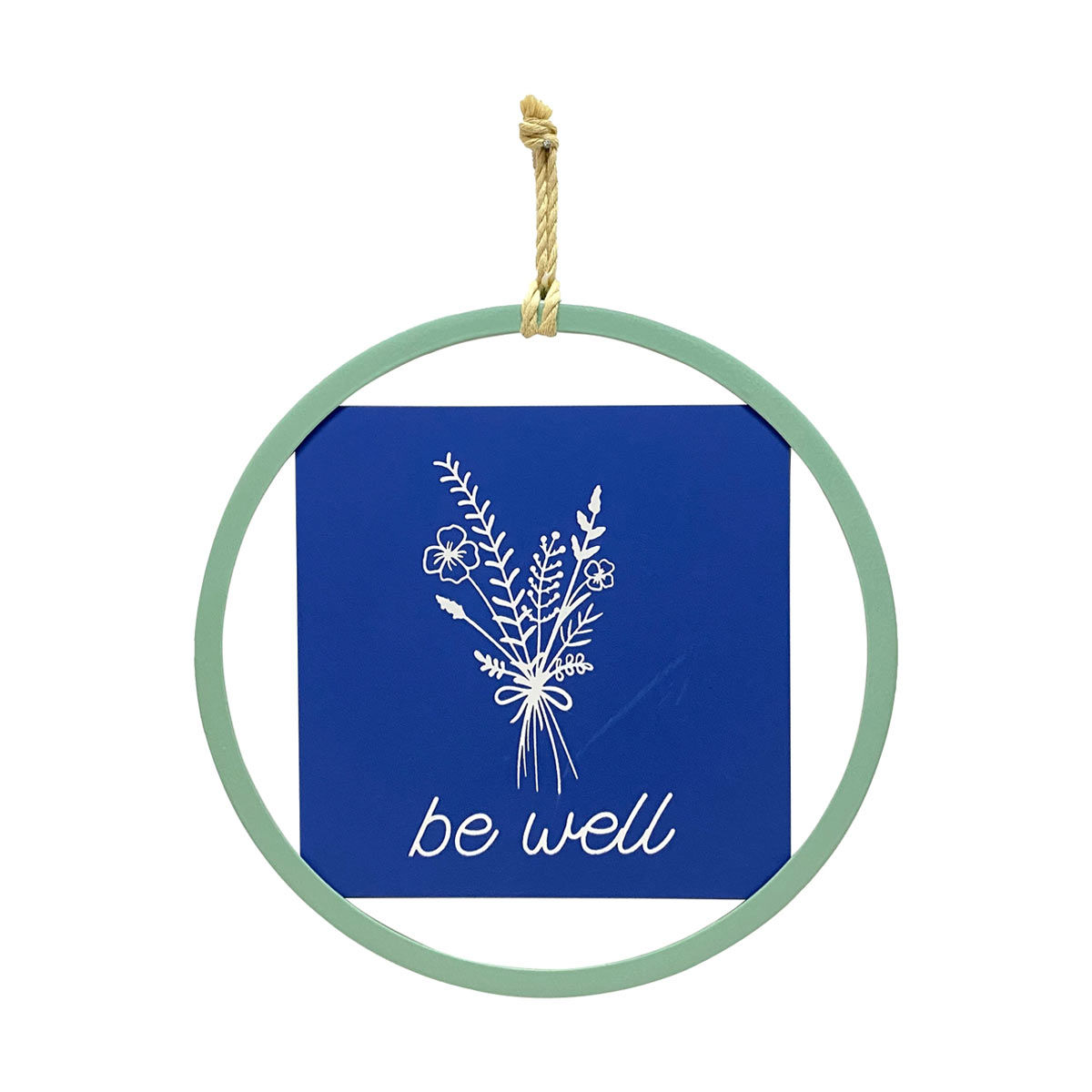  Be Well Round Wall Art