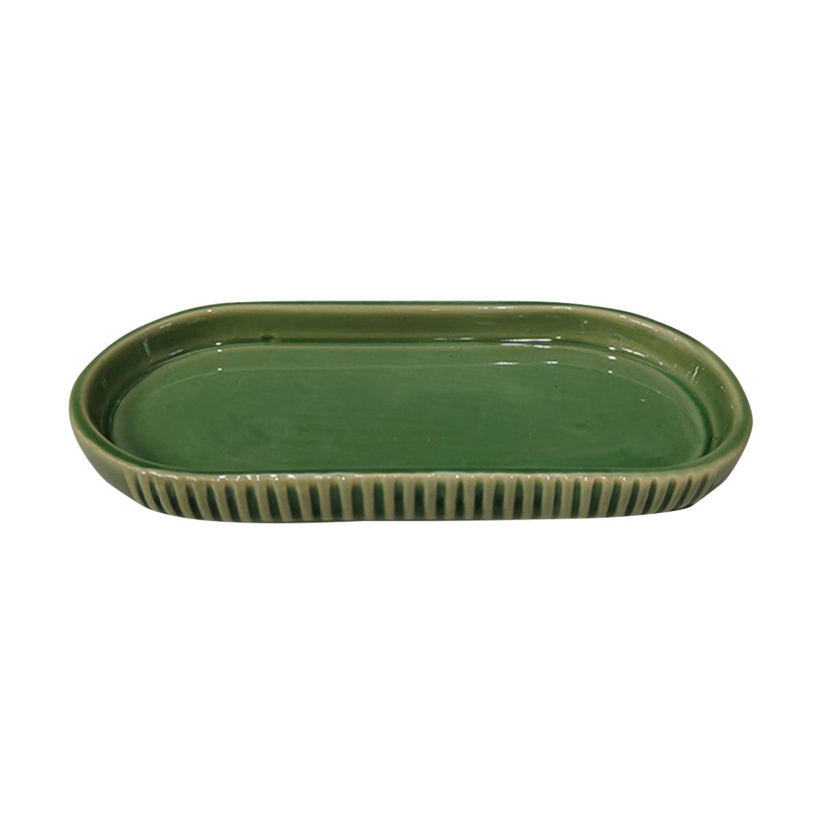 Ribbed Ceramic Tray