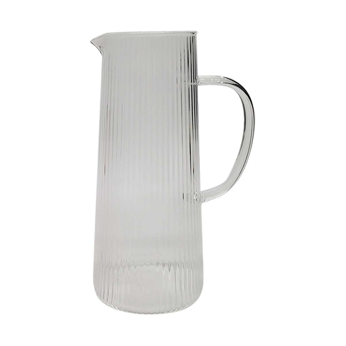Ribbed Glass Pitcher, Assorted