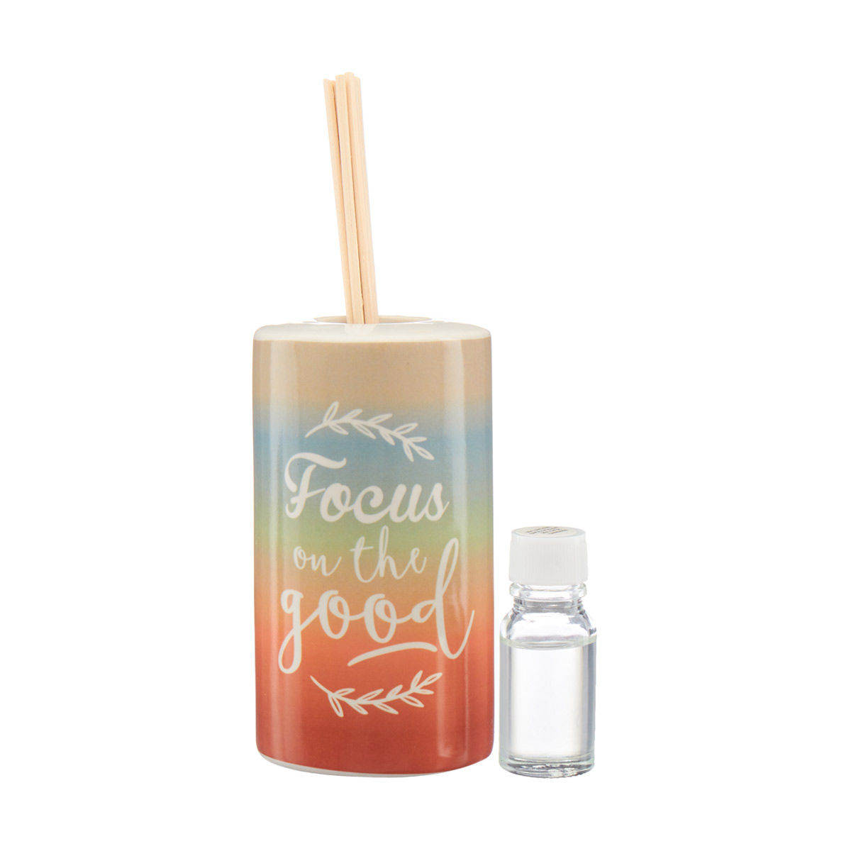 'Focus on the Good' Reed Oil Dispenser