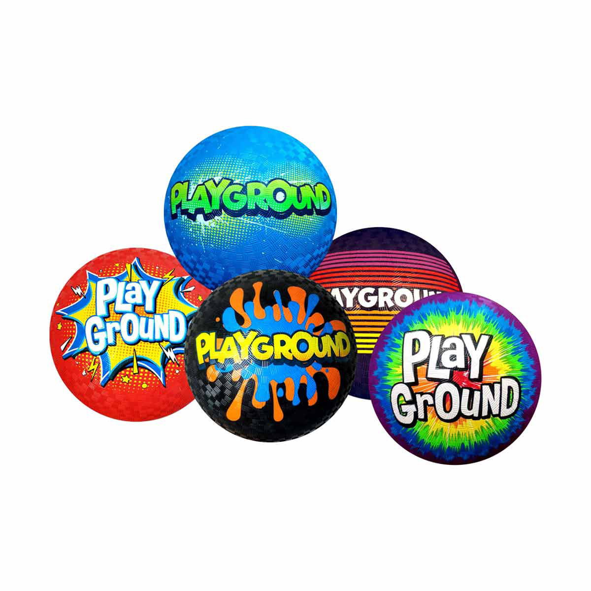'Playground' Rubber Balls, 9 in